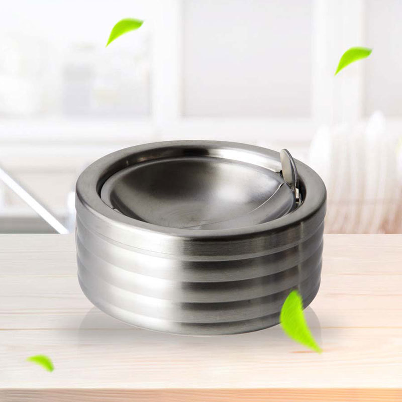 Decorative Metal Coating Ashtray Stainless Steel Ashtray Line