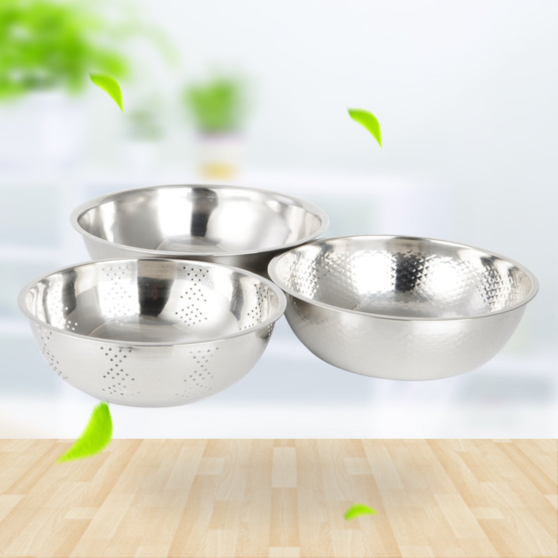 Stainless Steel Three-piece Rice Sieve Rgs-r0003-b | Evergreen